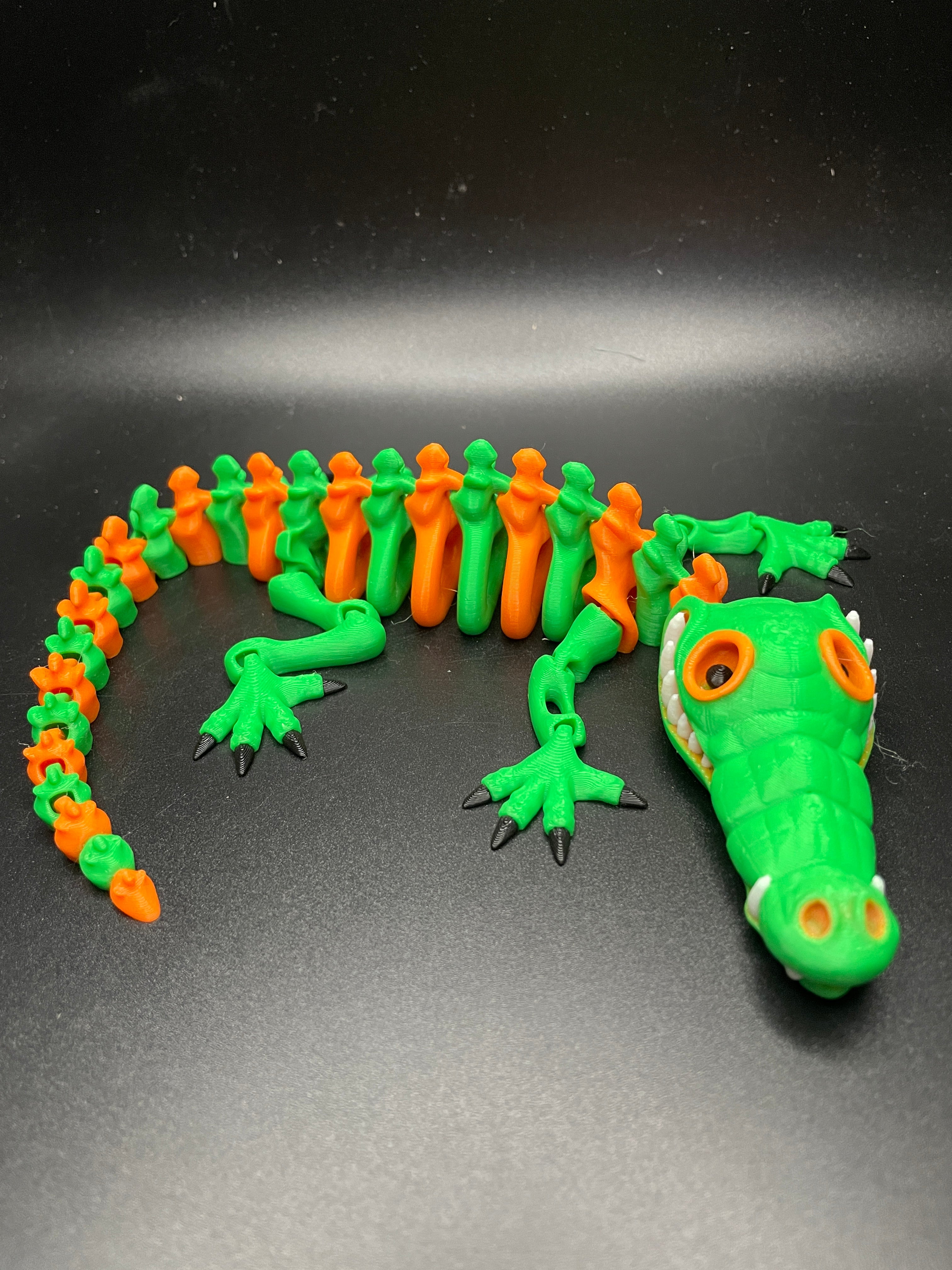Skeleton Crocodile – Flexy Plastics